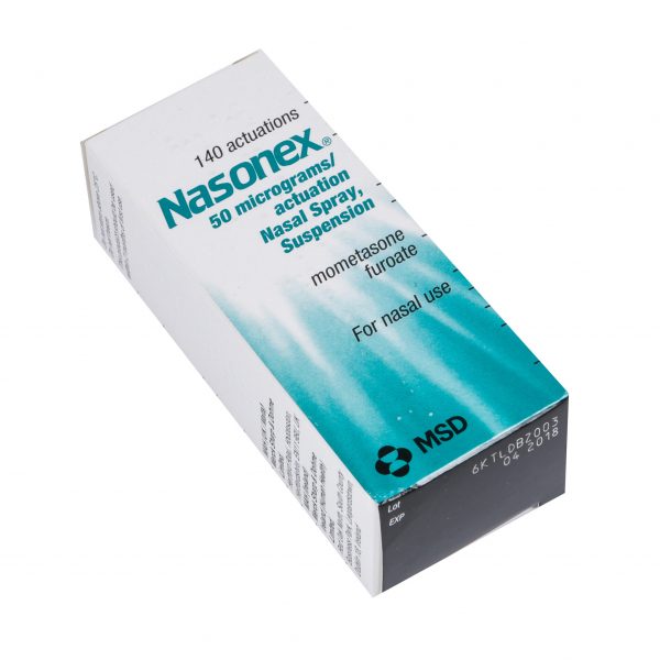Nasonex nasal spray (mometasone 50mcg) – 120 sprays - Ehealth Kenya