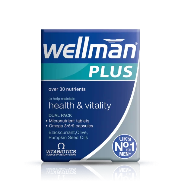 Vitabiotics wellman plus omega 3.6.9 – 28 caps + 28 tabs - Ehealth Kenya